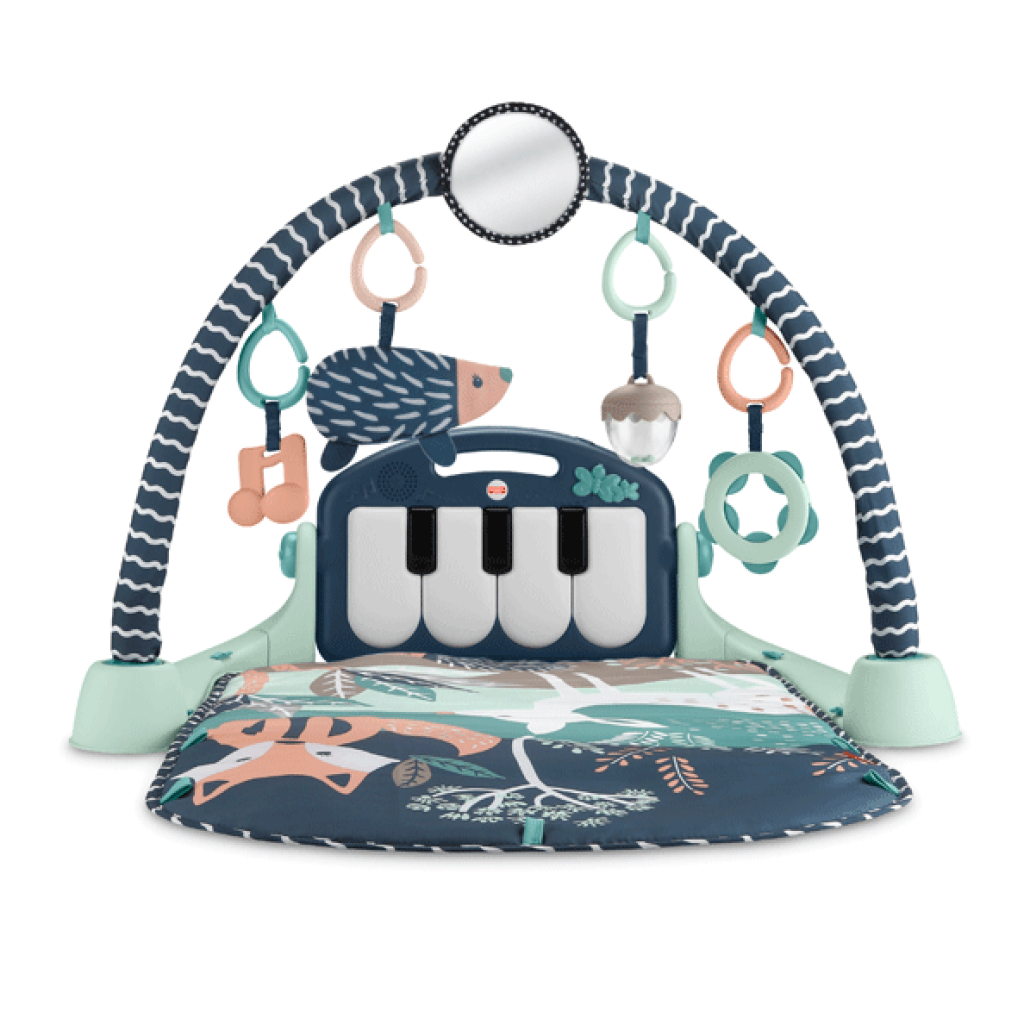 Fisher Price Deluxe Kick and Play Piano Baby Gym - Navy - KIDDY.ID