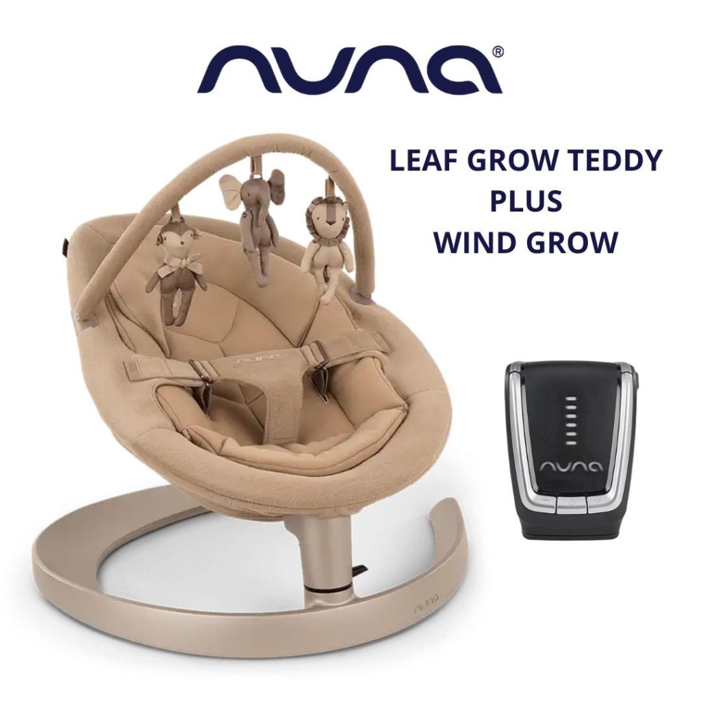 Nuna Leaf Grow - Teddy (Include Toybar) + Nuna Wind - KIDDY.ID