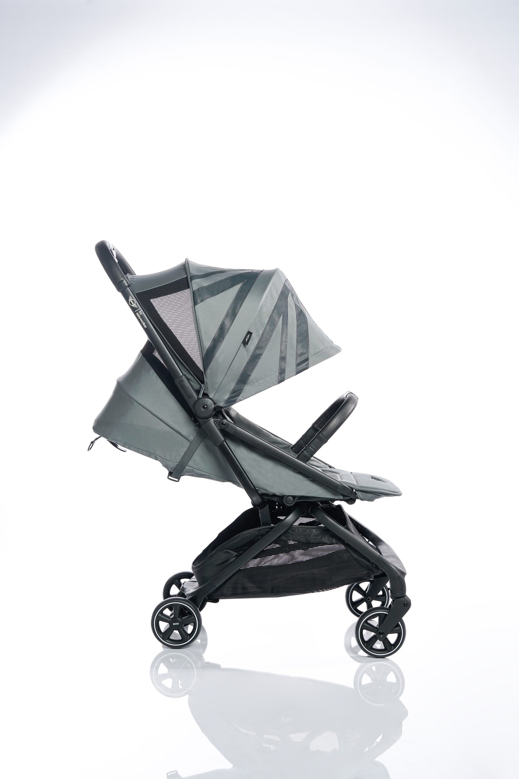 Easywalker Mini S Auto Fold Stroller x Mmehuillet - Sutton Grey - KIDDY.ID
